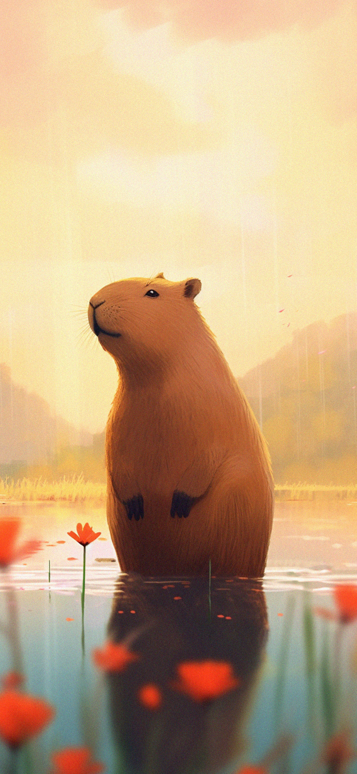 Capybara Cartoon Wallpapers - Wallpaper Cave