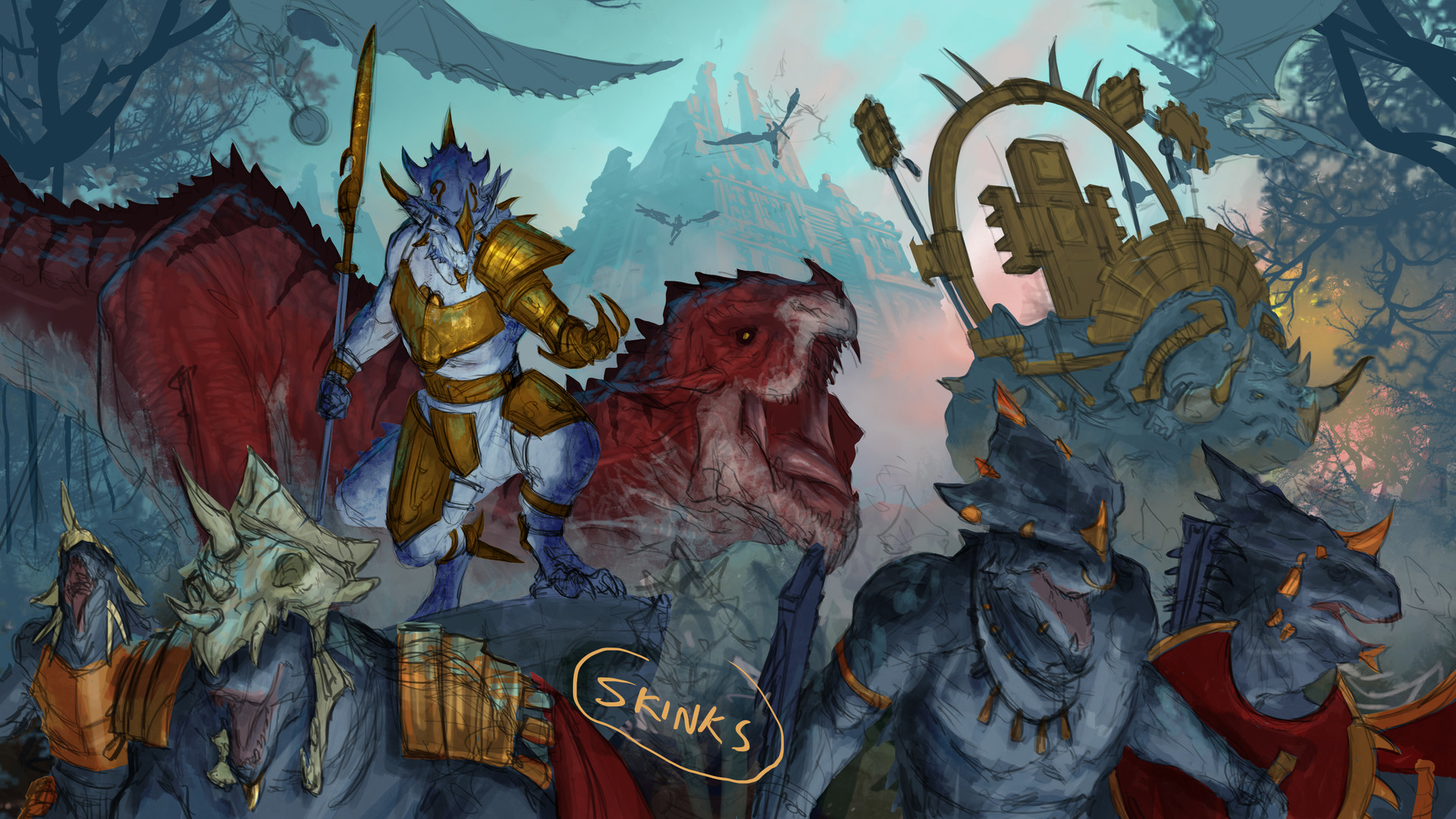 Lizardmen Wallpapers - Wallpaper Cave