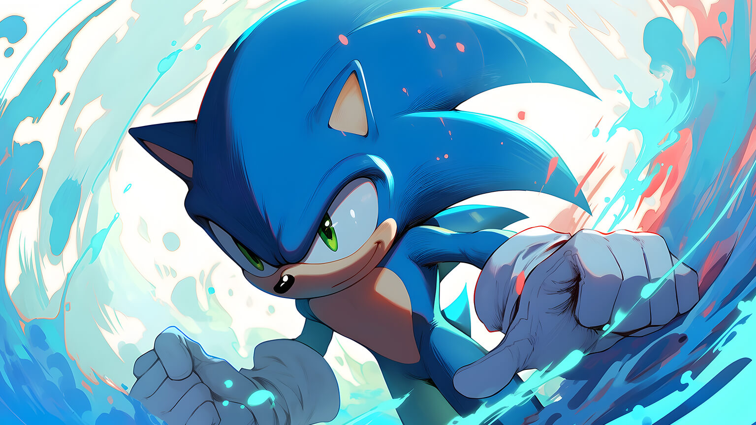 Blue Sonic Wallpapers - Wallpaper Cave