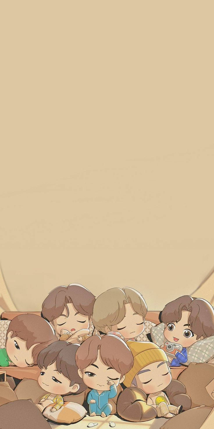 Cute BTS Chibi Wallpapers - Wallpaper Cave
