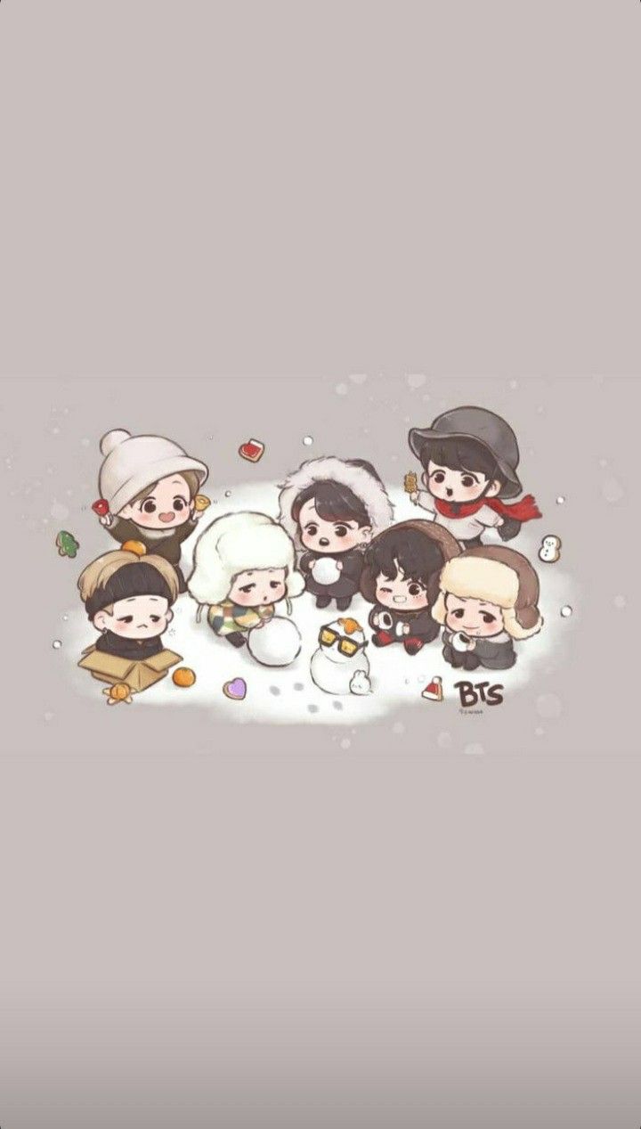 Cute BTS Chibi Wallpapers - Wallpaper Cave