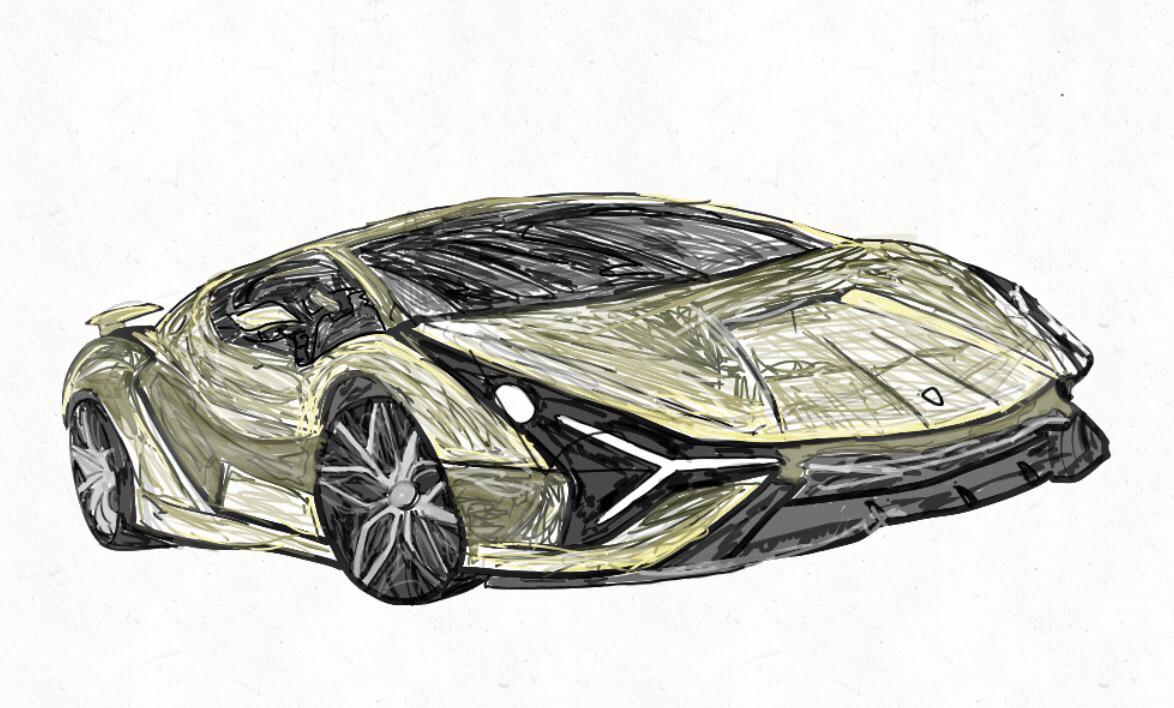 Lambo Drawing Wallpapers - Wallpaper Cave