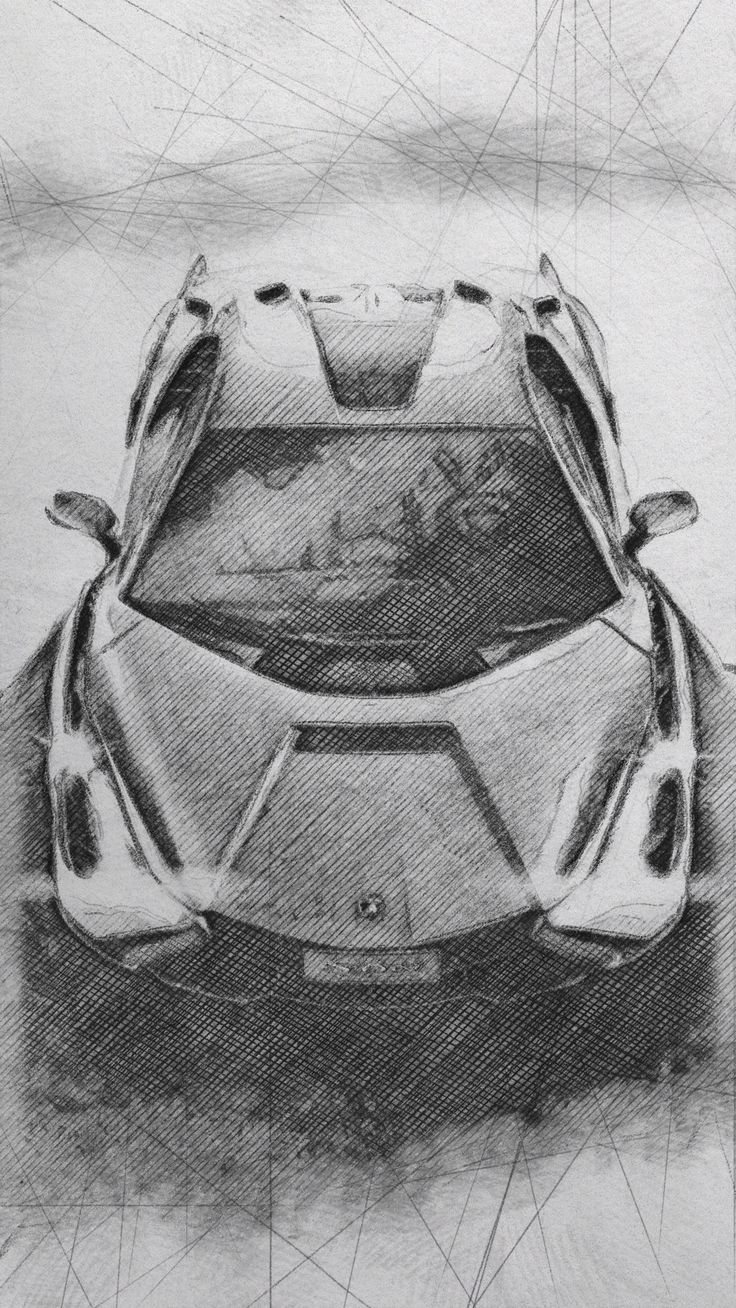 Lambo Drawing Wallpapers - Wallpaper Cave