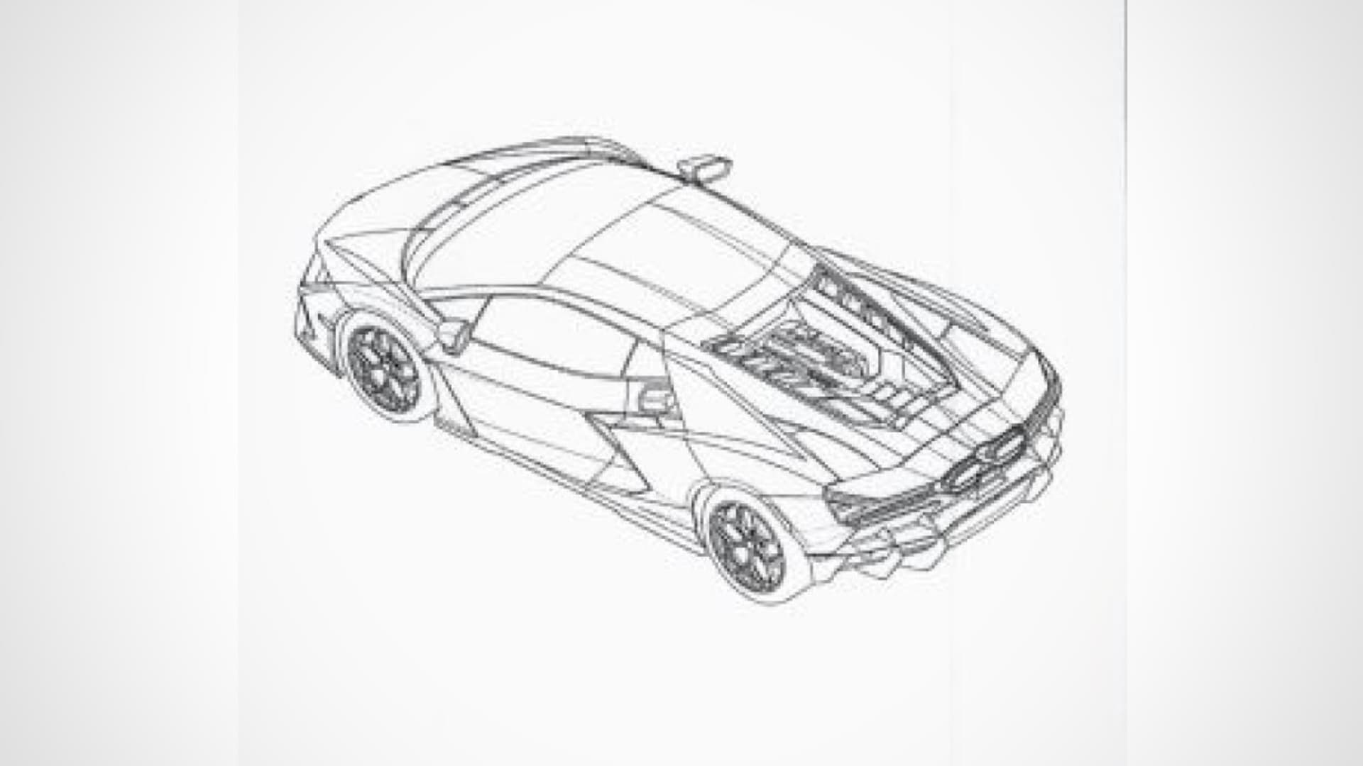 Lambo Drawing Wallpapers - Wallpaper Cave