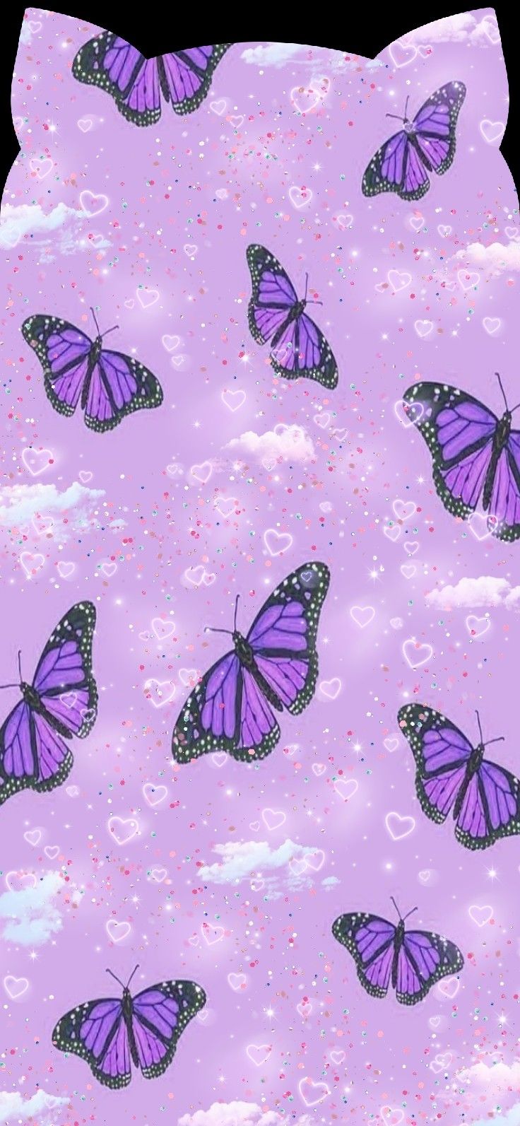 Preppy Purple Butterfly Wallpapers - Wallpaper Cave