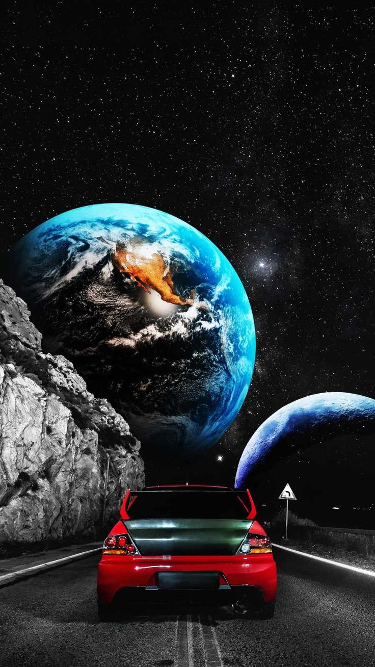 Car In Space Wallpapers - Wallpaper Cave