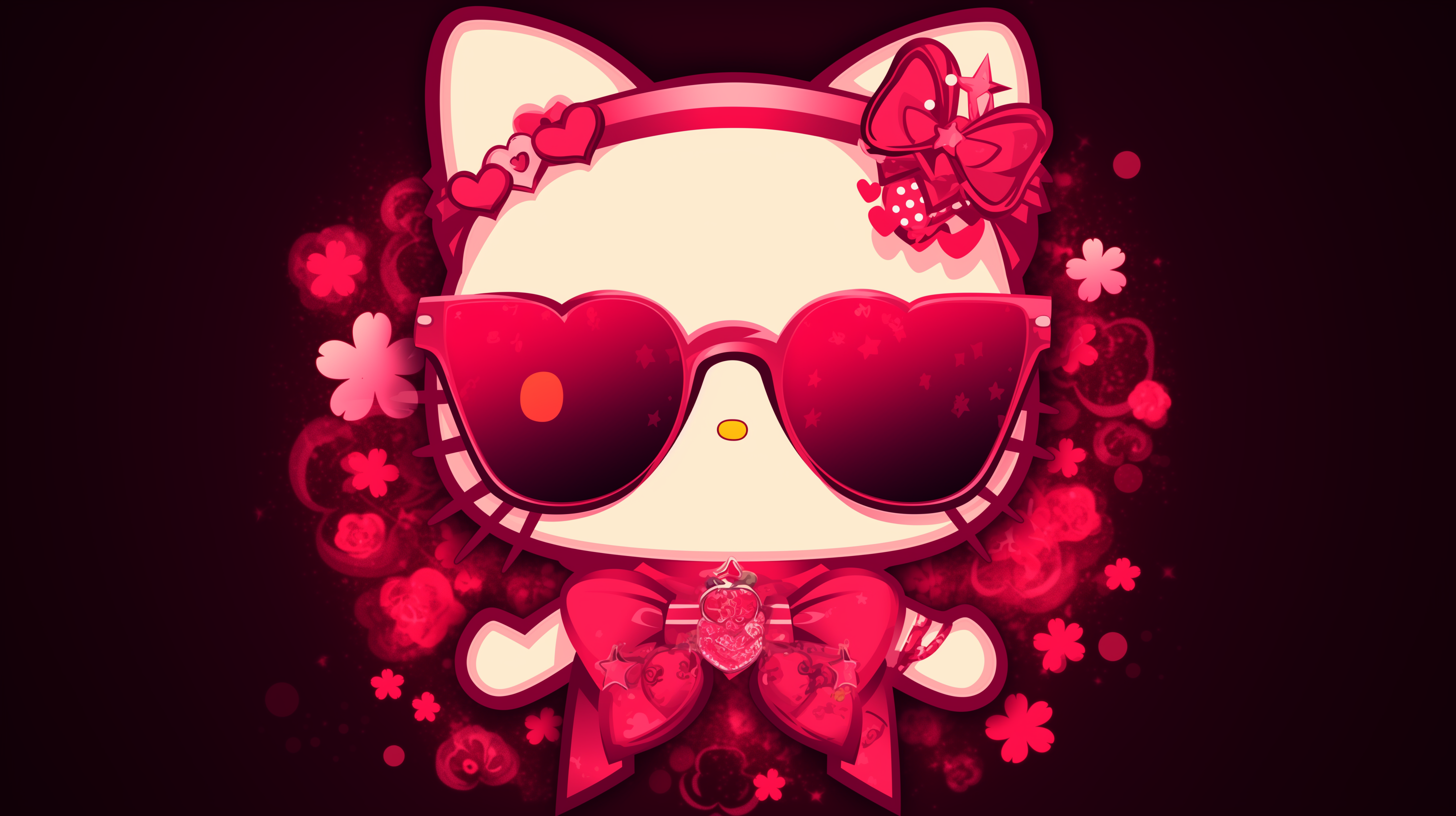 Hello Kitty Heart Wallpapers - Wallpaper Cave