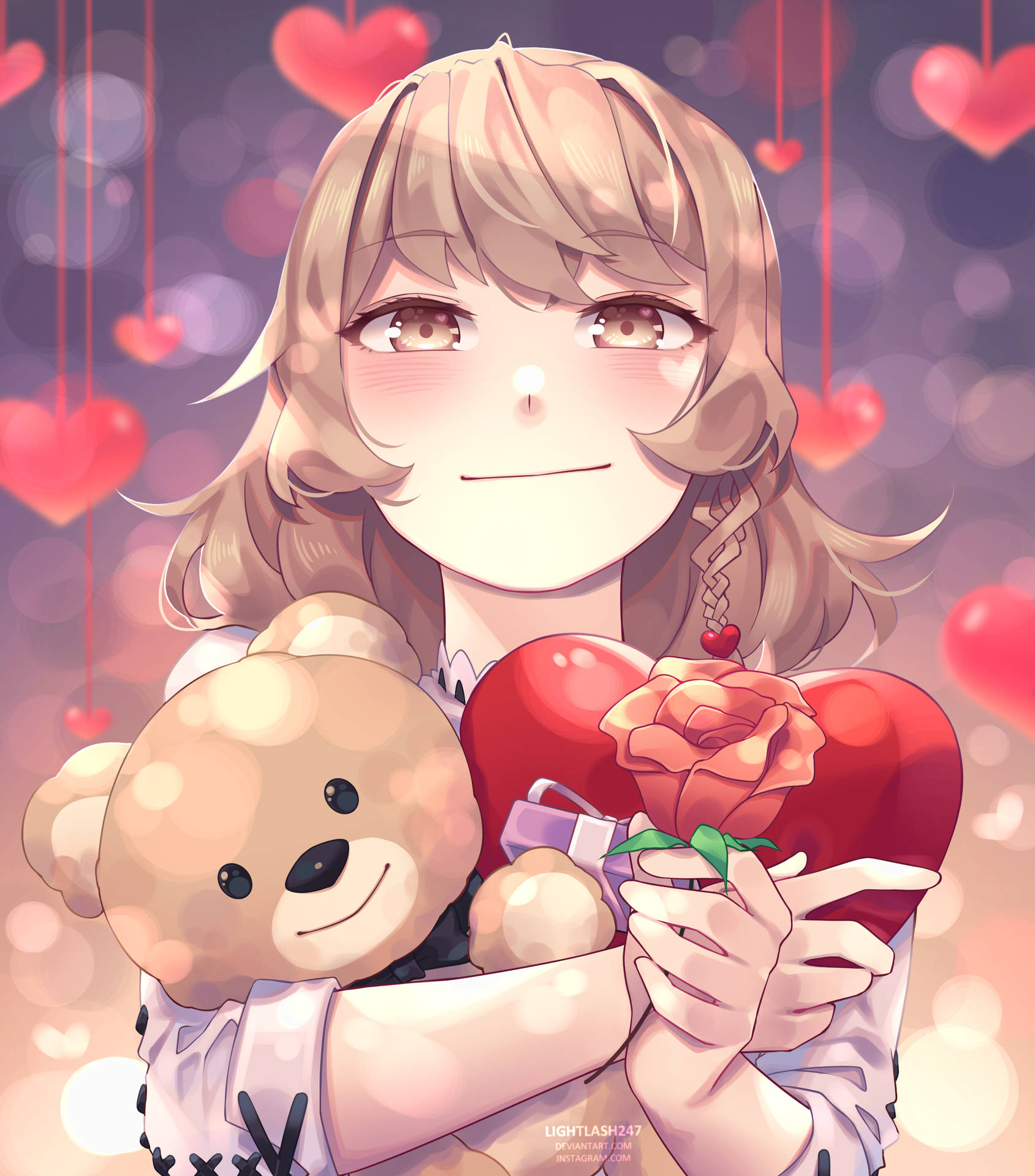 Anime Girl Bear Wallpapers - Wallpaper Cave