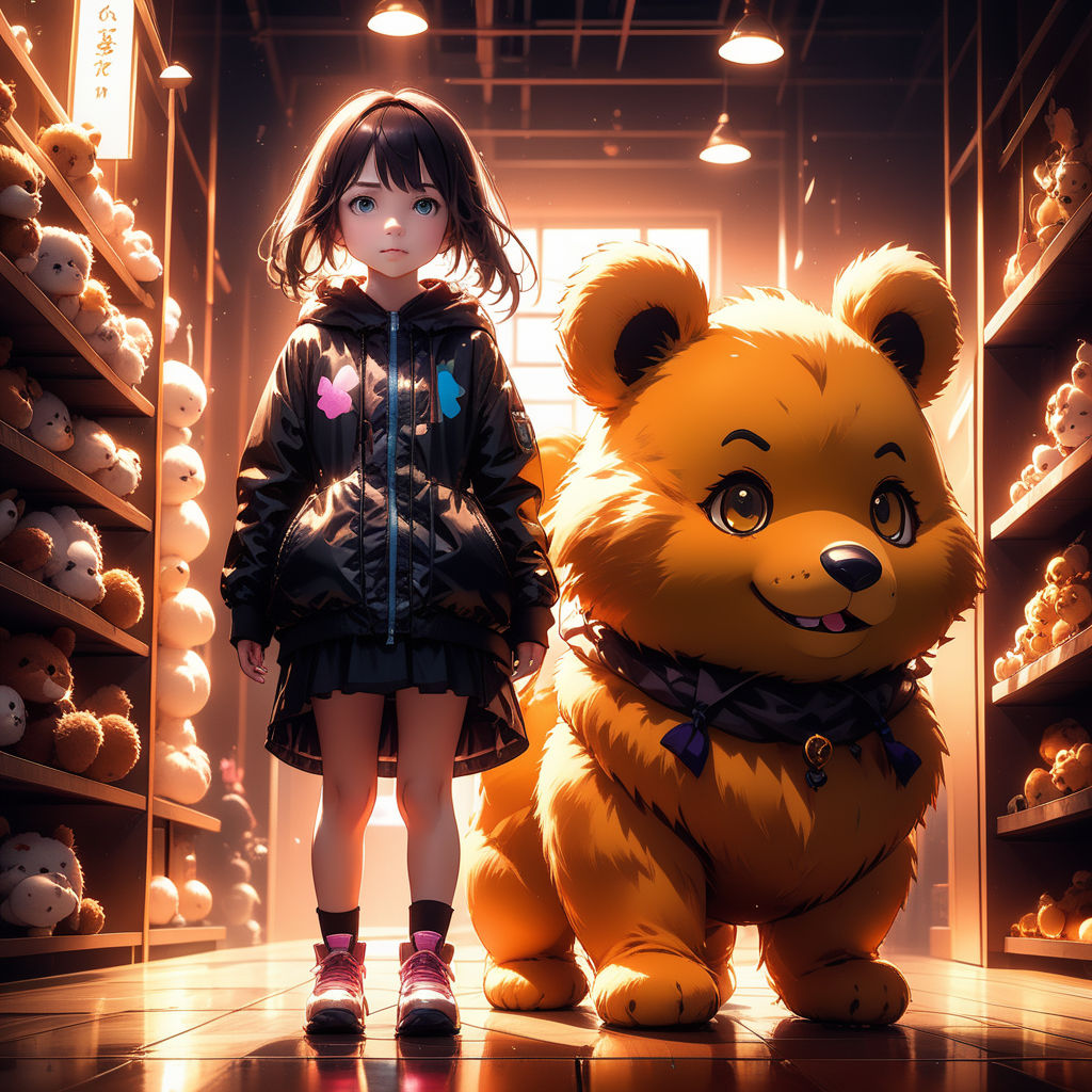 Anime Girl Bear Wallpapers - Wallpaper Cave