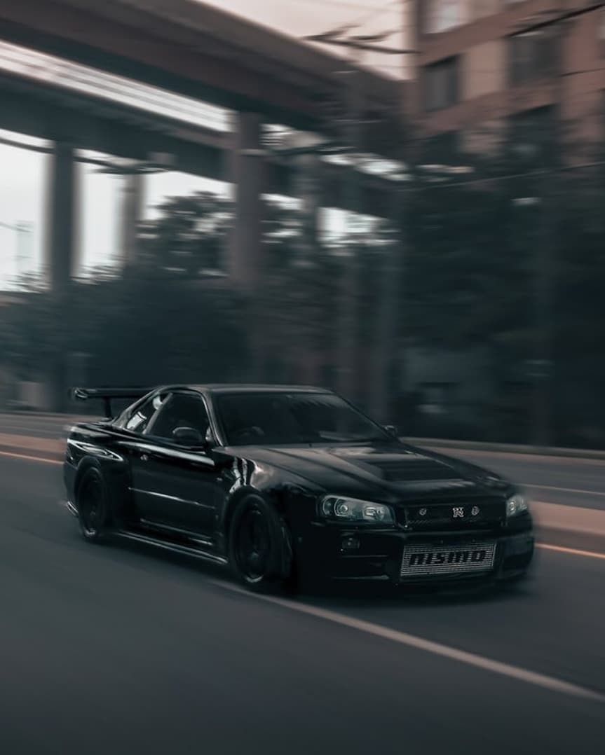 Nissan Skyline GT-R R34 Black Wallpapers - Wallpaper Cave