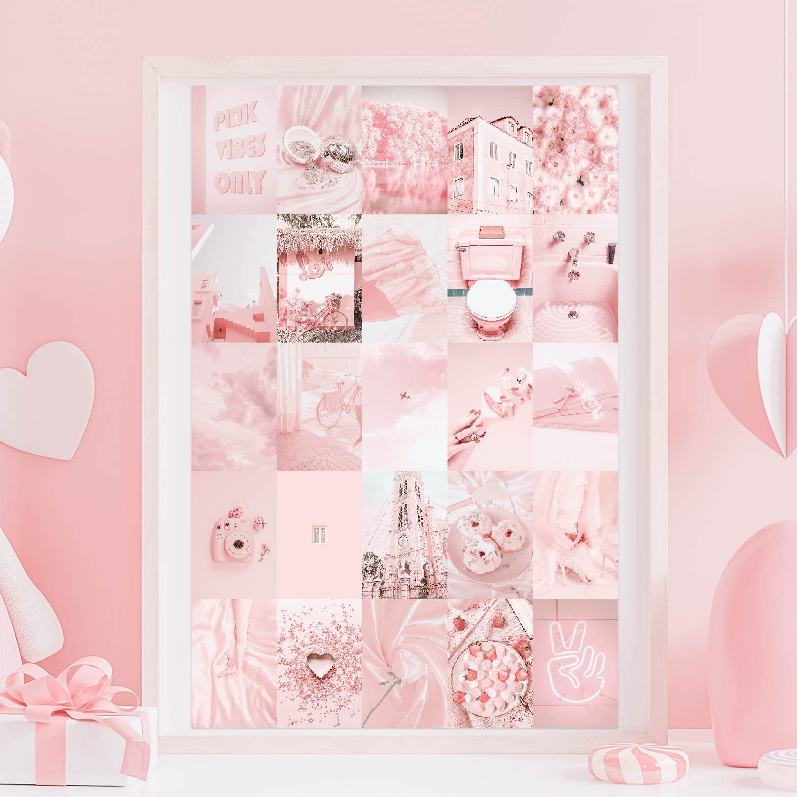 Baby Pink Collage Wallpapers - Wallpaper Cave