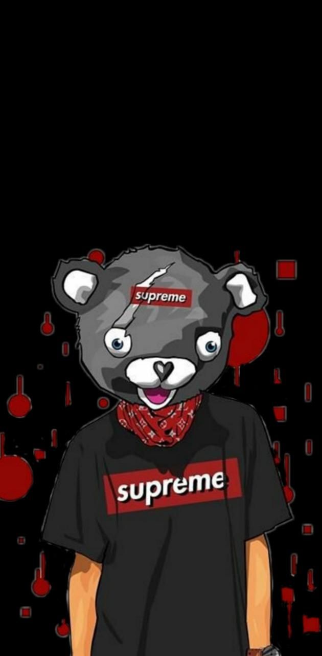 Supreme Cartoon Phone Wallpapers - Wallpaper Cave