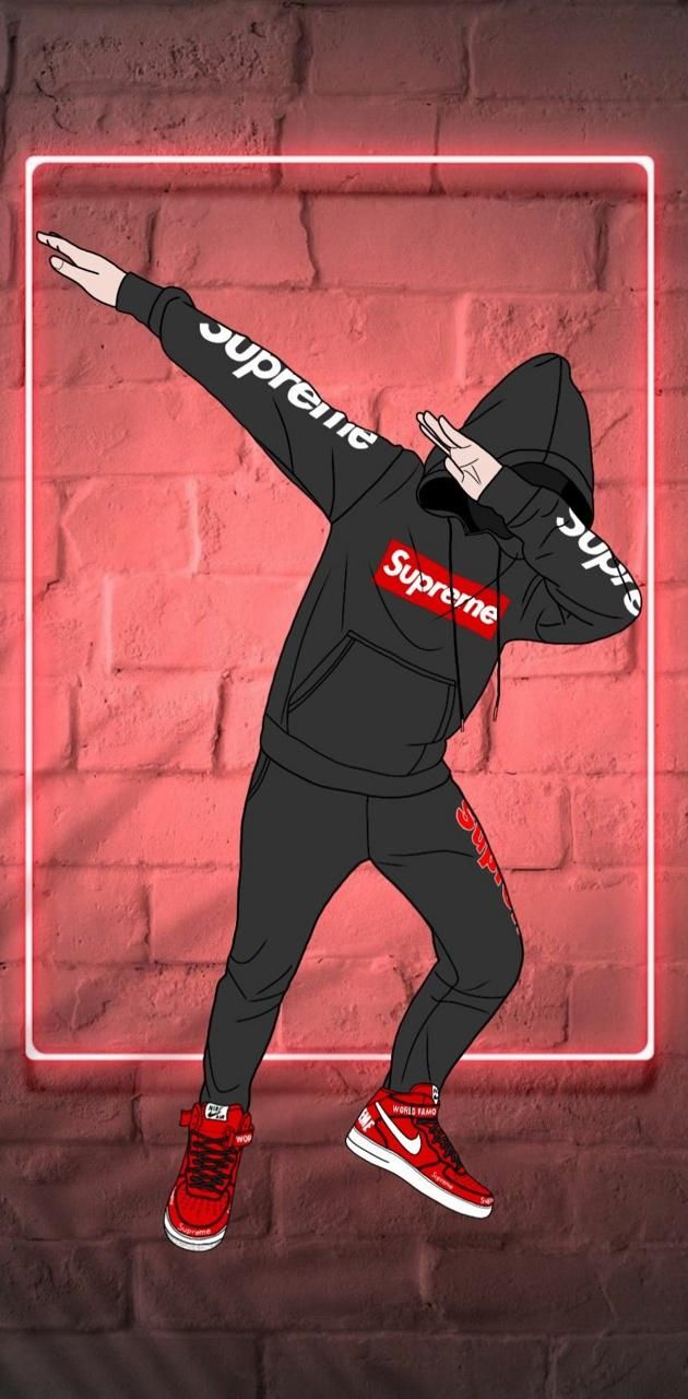 Supreme Cartoon Phone Wallpapers - Wallpaper Cave