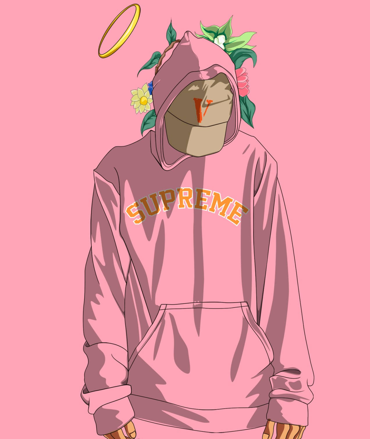 Supreme Cartoon Phone Wallpapers - Wallpaper Cave