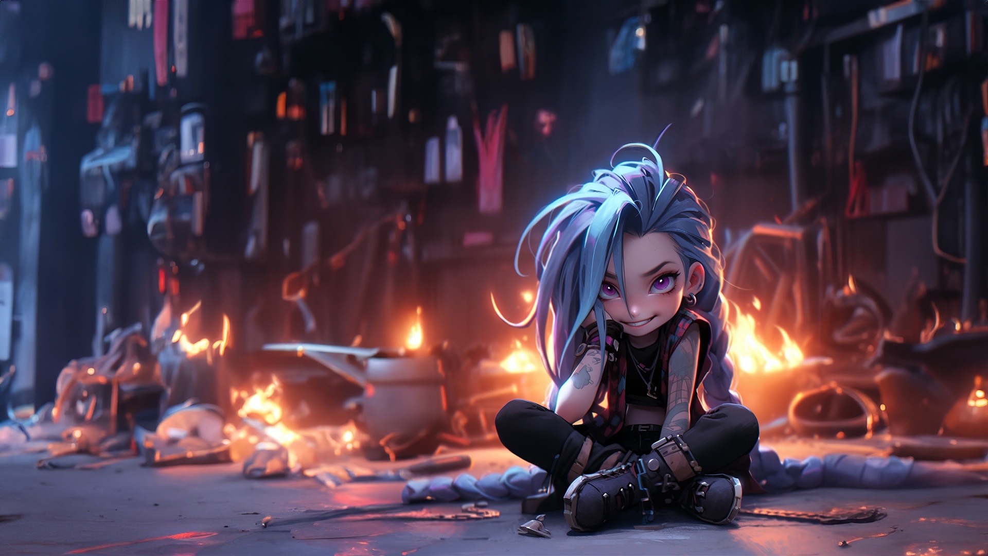 Vi And Jinx Desktop Wallpapers - Wallpaper Cave
