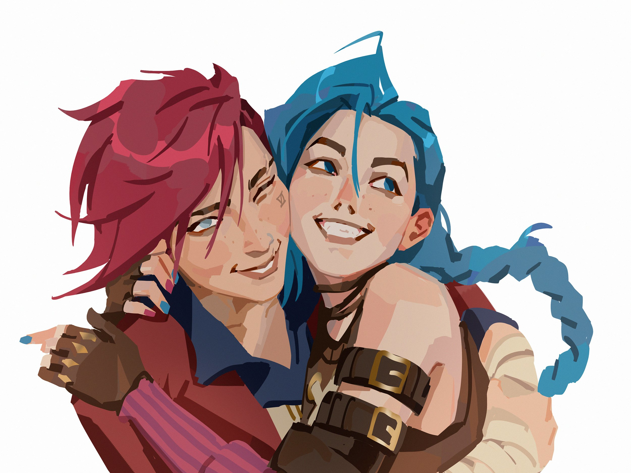 Vi And Jinx Desktop Wallpapers - Wallpaper Cave