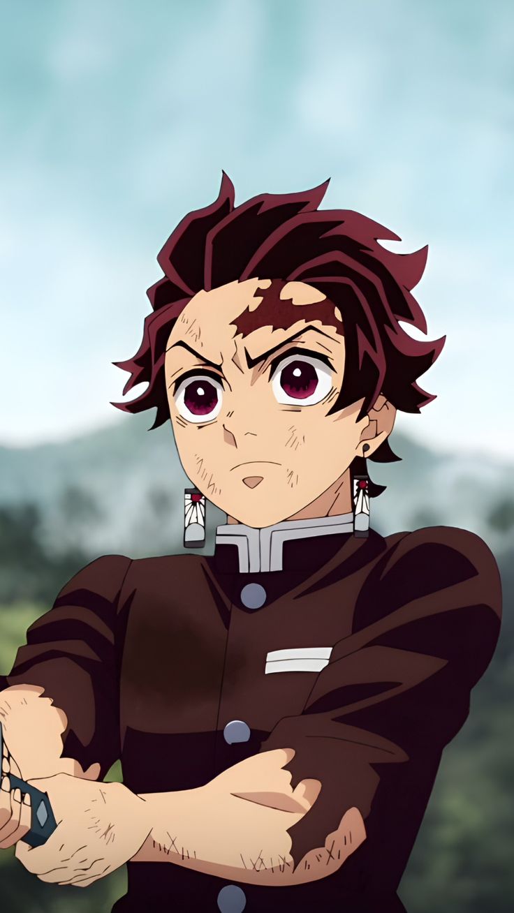 Tanjiro Face Wallpapers - Wallpaper Cave