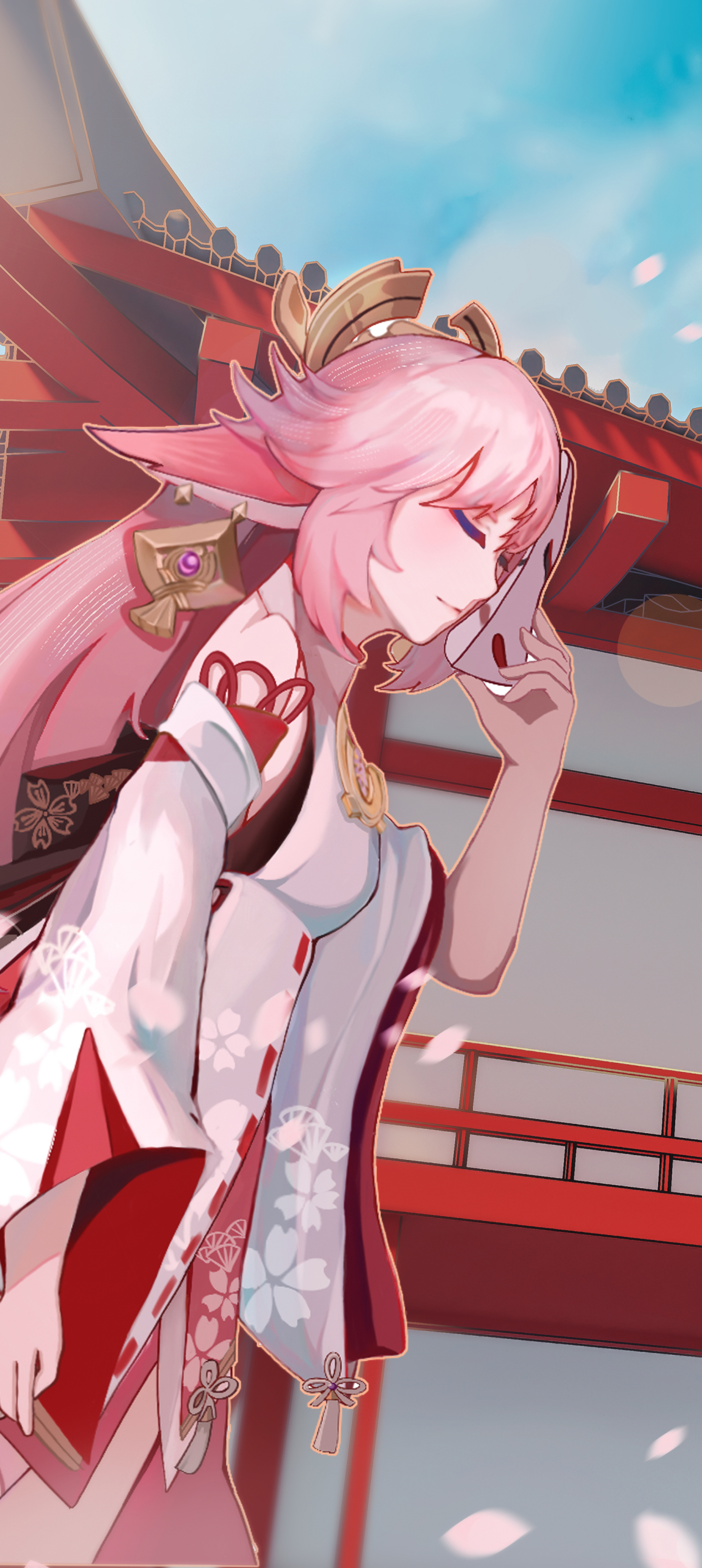 Yae Miko Phone Wallpapers - Wallpaper Cave