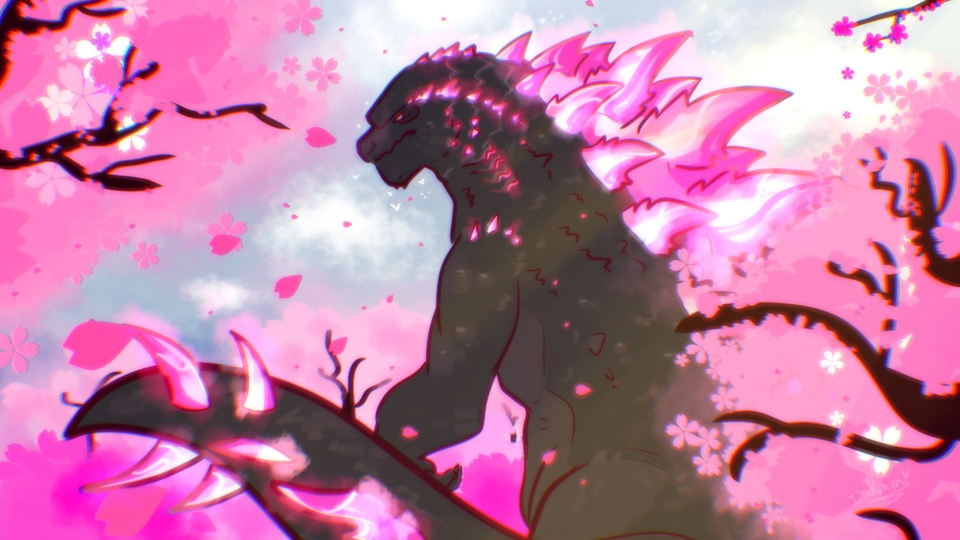 Pink Godzilla Wallpapers - Wallpaper Cave