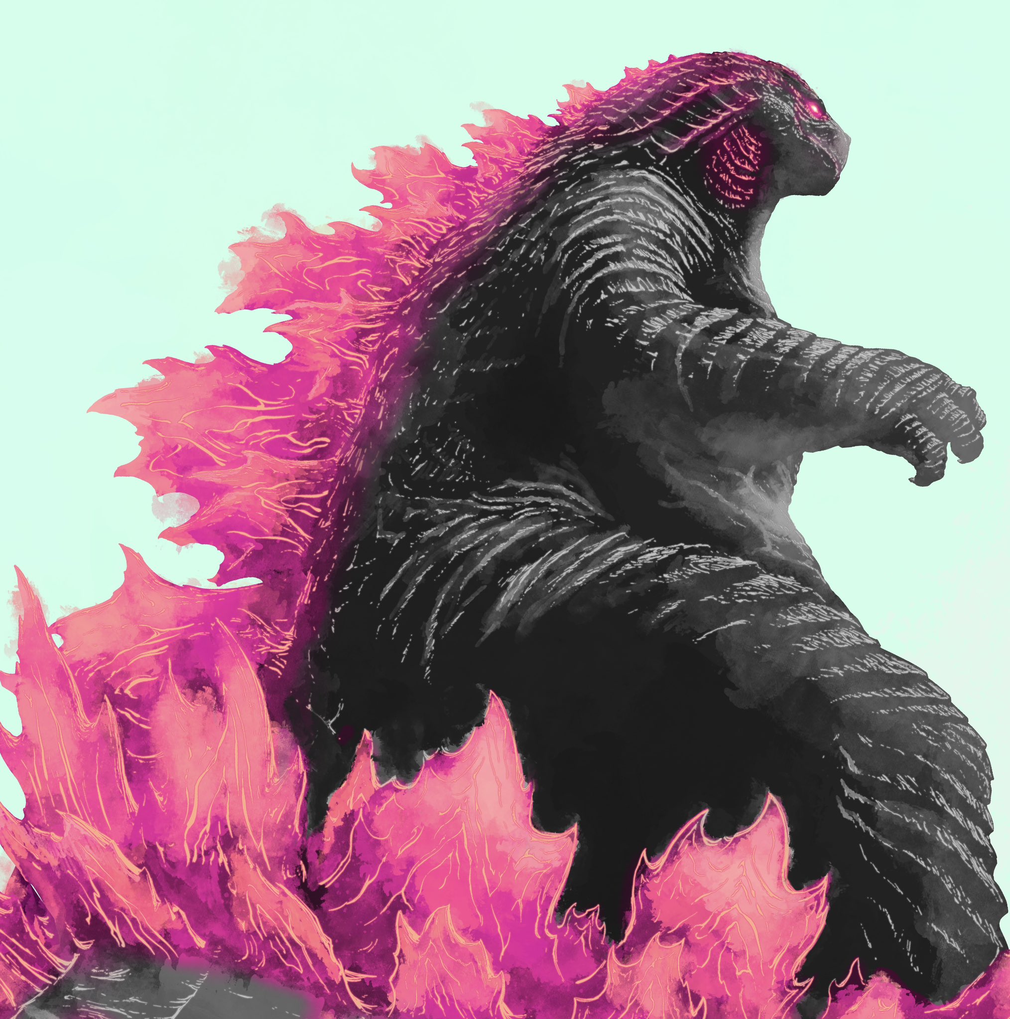 Pink Godzilla Wallpapers - Wallpaper Cave