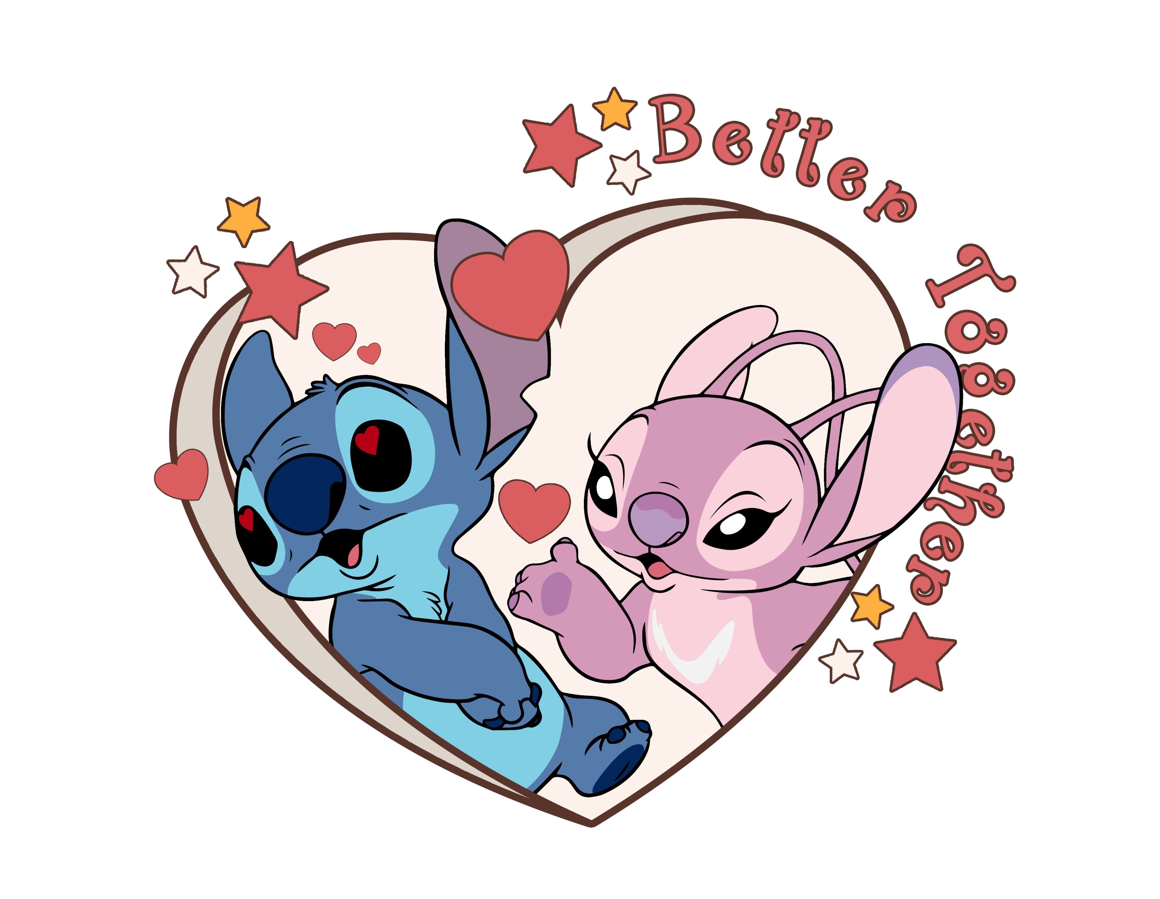 Valentine Day Stitch Wallpapers - Wallpaper Cave