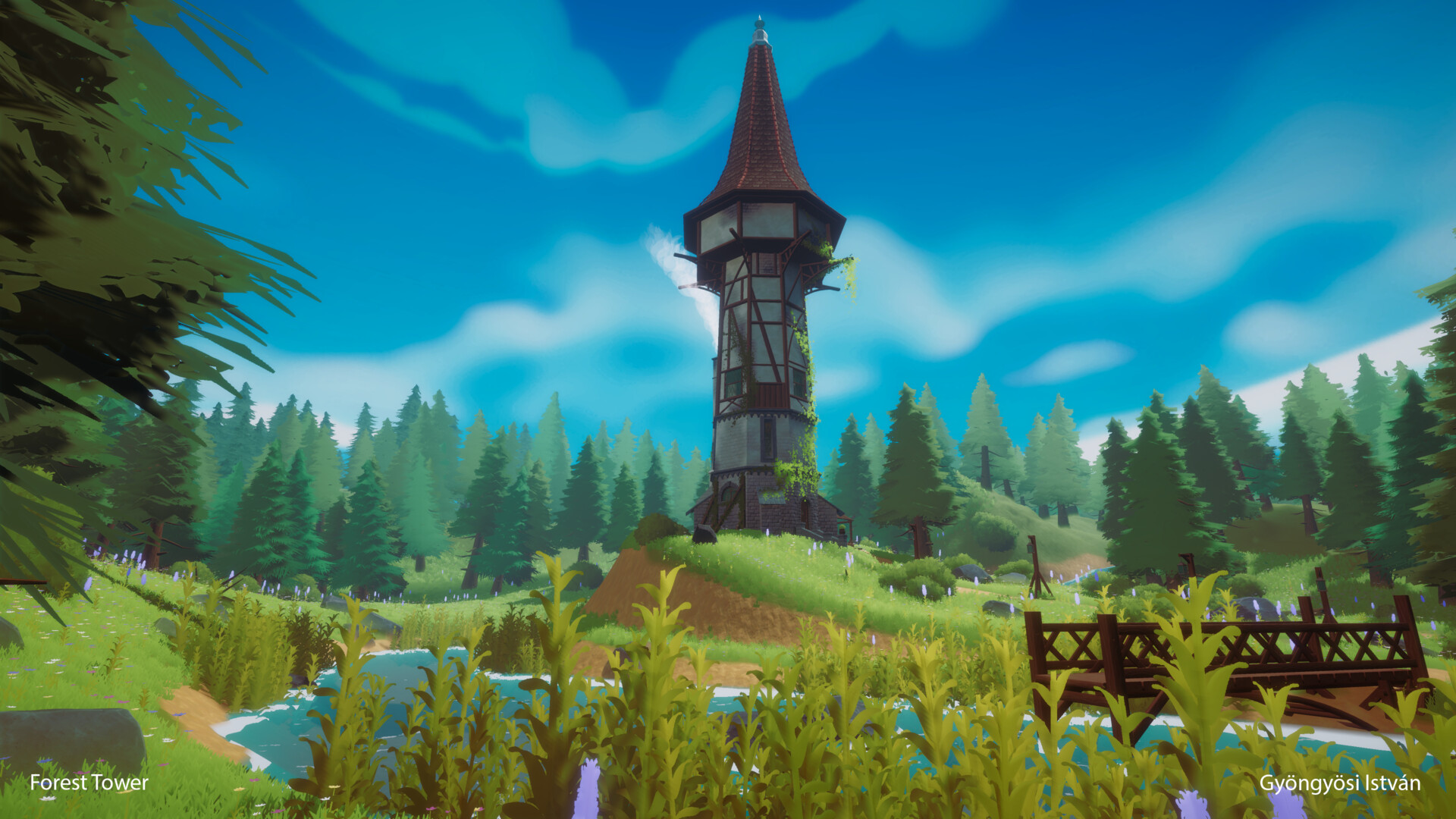 Forest Tower Wallpapers - Wallpaper Cave