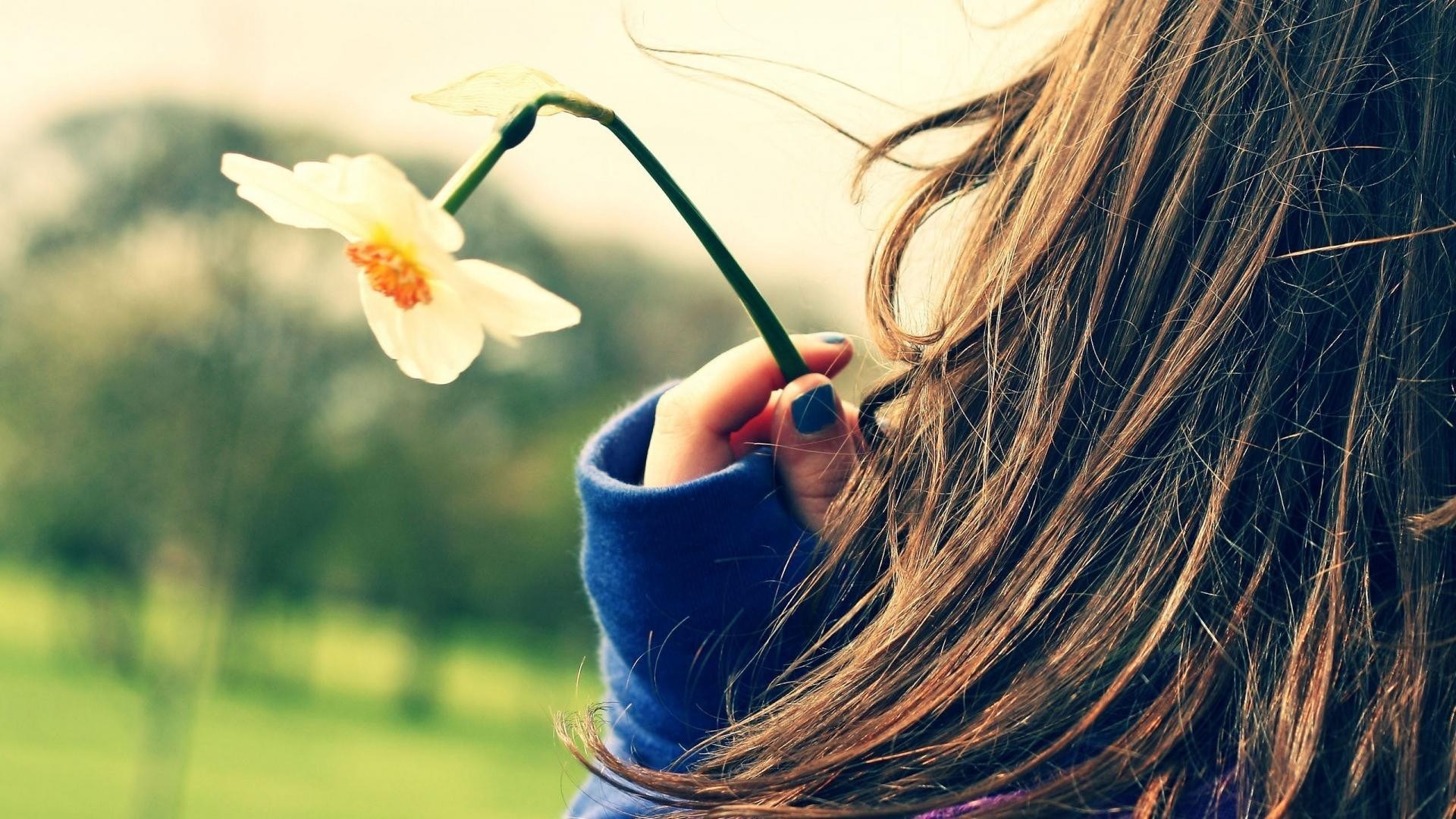 Spring Flower Girl Wallpapers - Wallpaper Cave