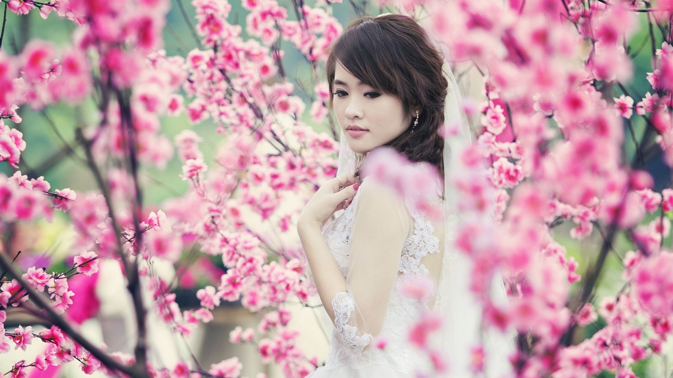 Spring Flower Girl Wallpapers - Wallpaper Cave