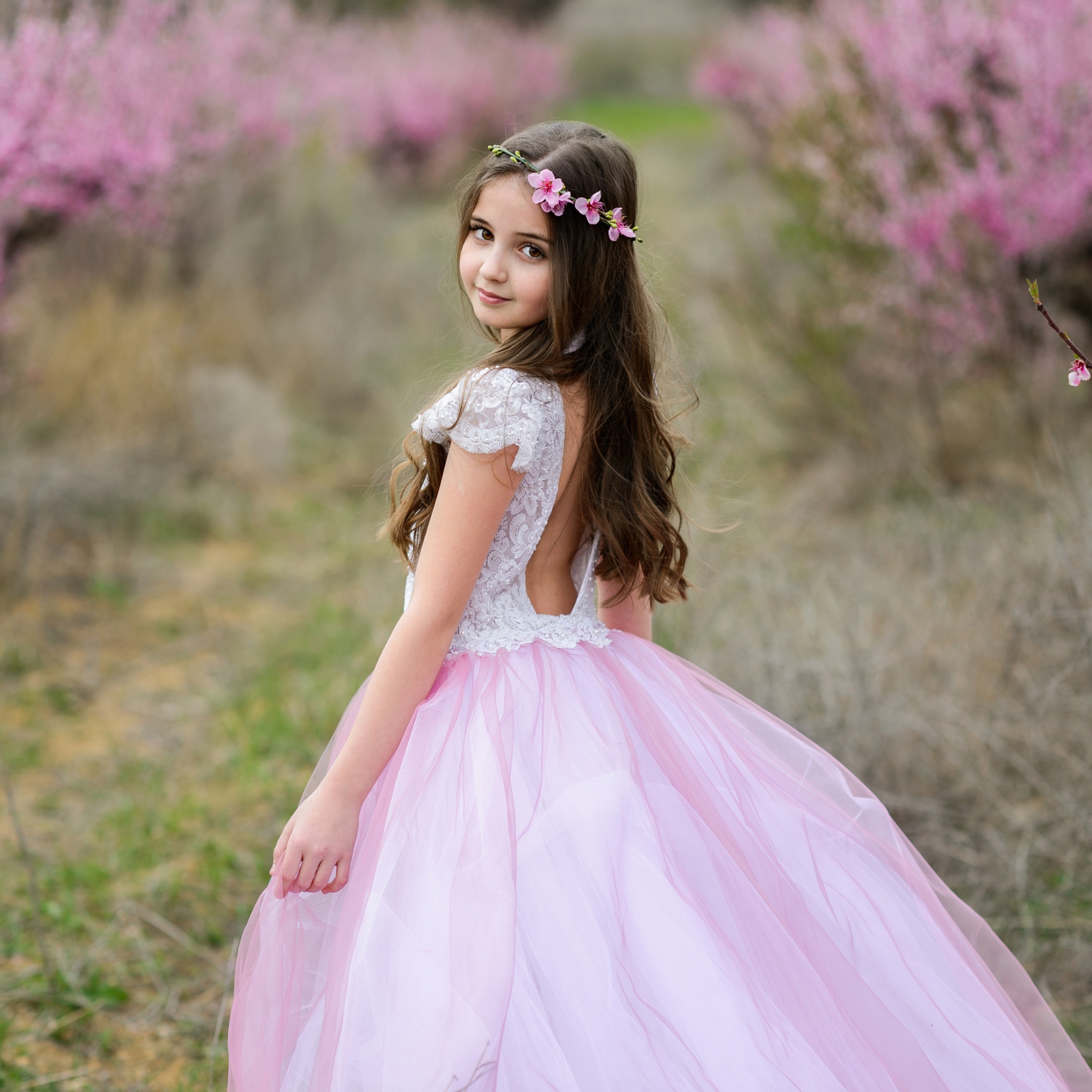 Spring Flower Girl Wallpapers - Wallpaper Cave