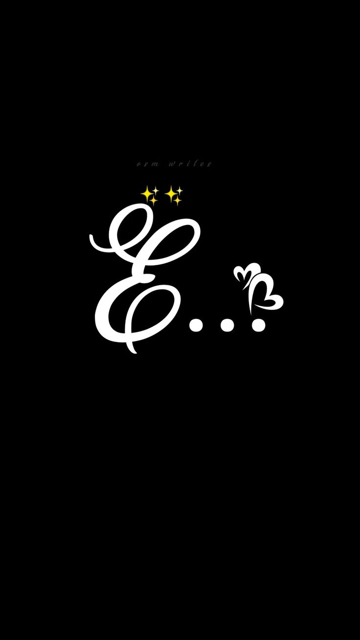 Black Letter E Wallpapers - Wallpaper Cave