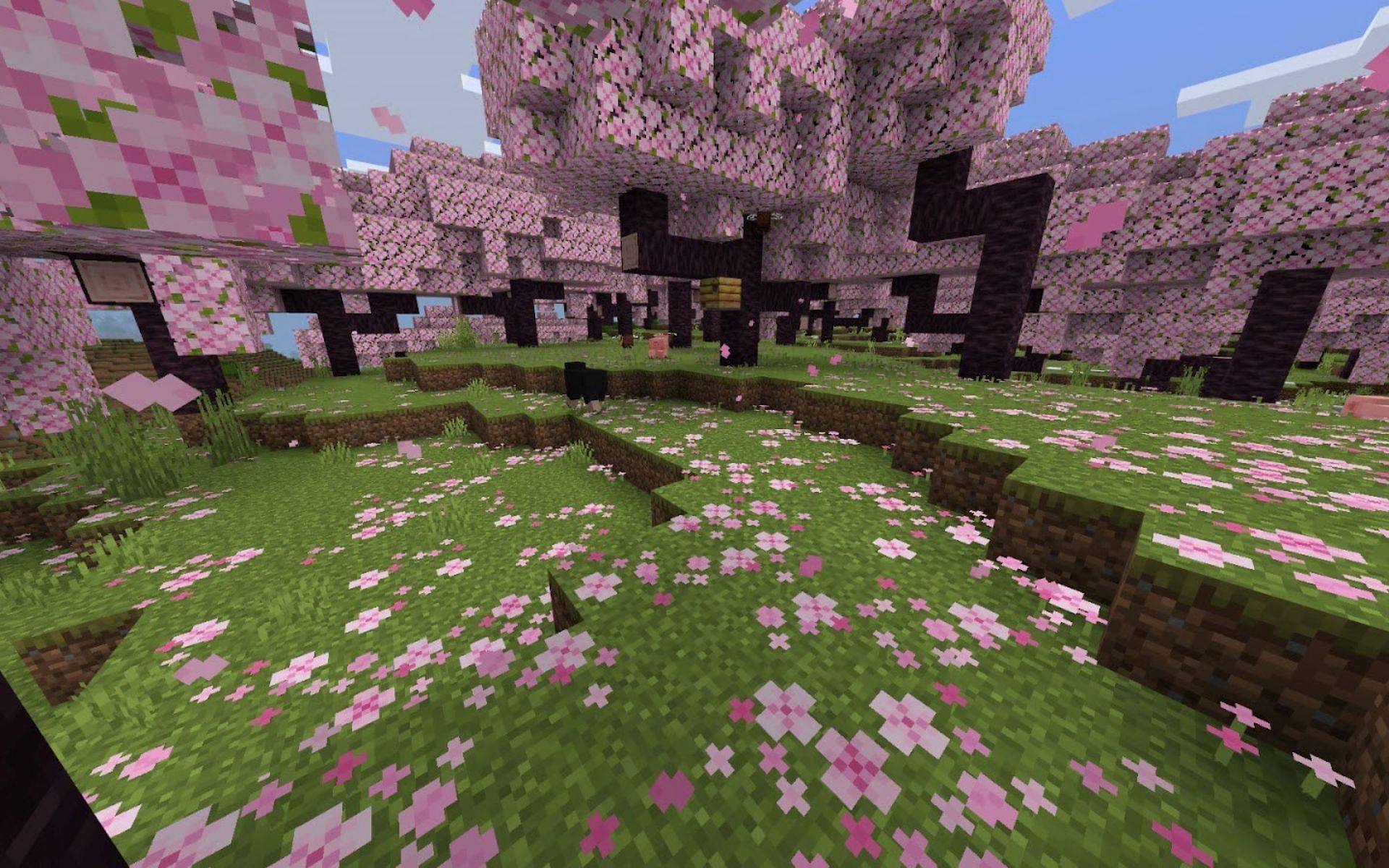 Minecraft Cherry Blossom Wallpapers - Wallpaper Cave