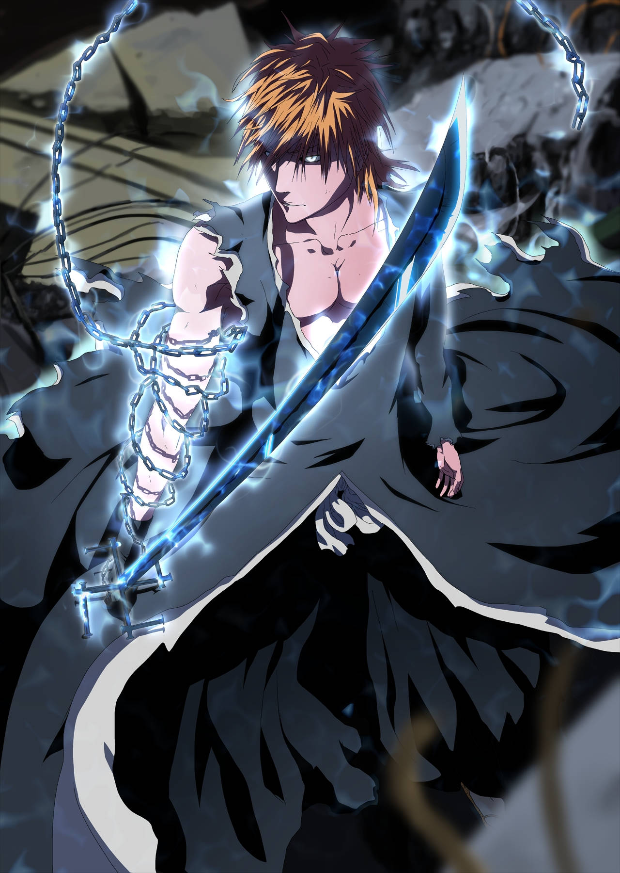 Ichigo Bankai iPhone Wallpapers - Wallpaper Cave