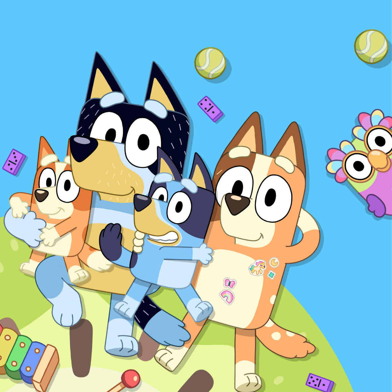 Bluey Family Wallpapers - Wallpaper Cave
