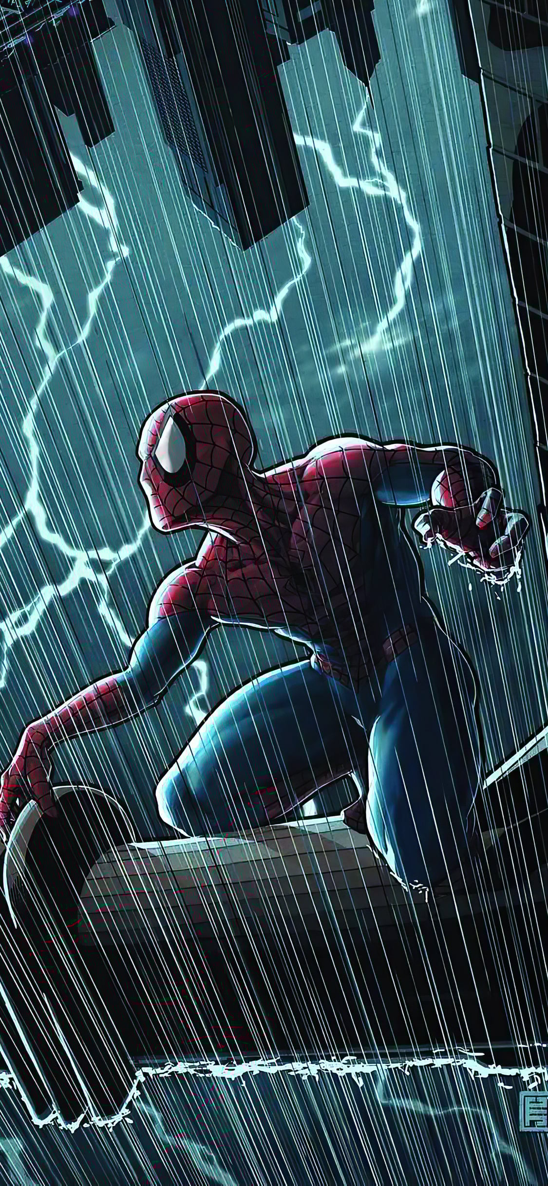 Spider-Man Rain Wallpapers - Wallpaper Cave
