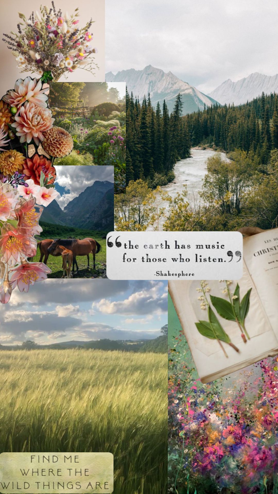 Spring Collage Wallpaper Nature Collage & Montage And Nature