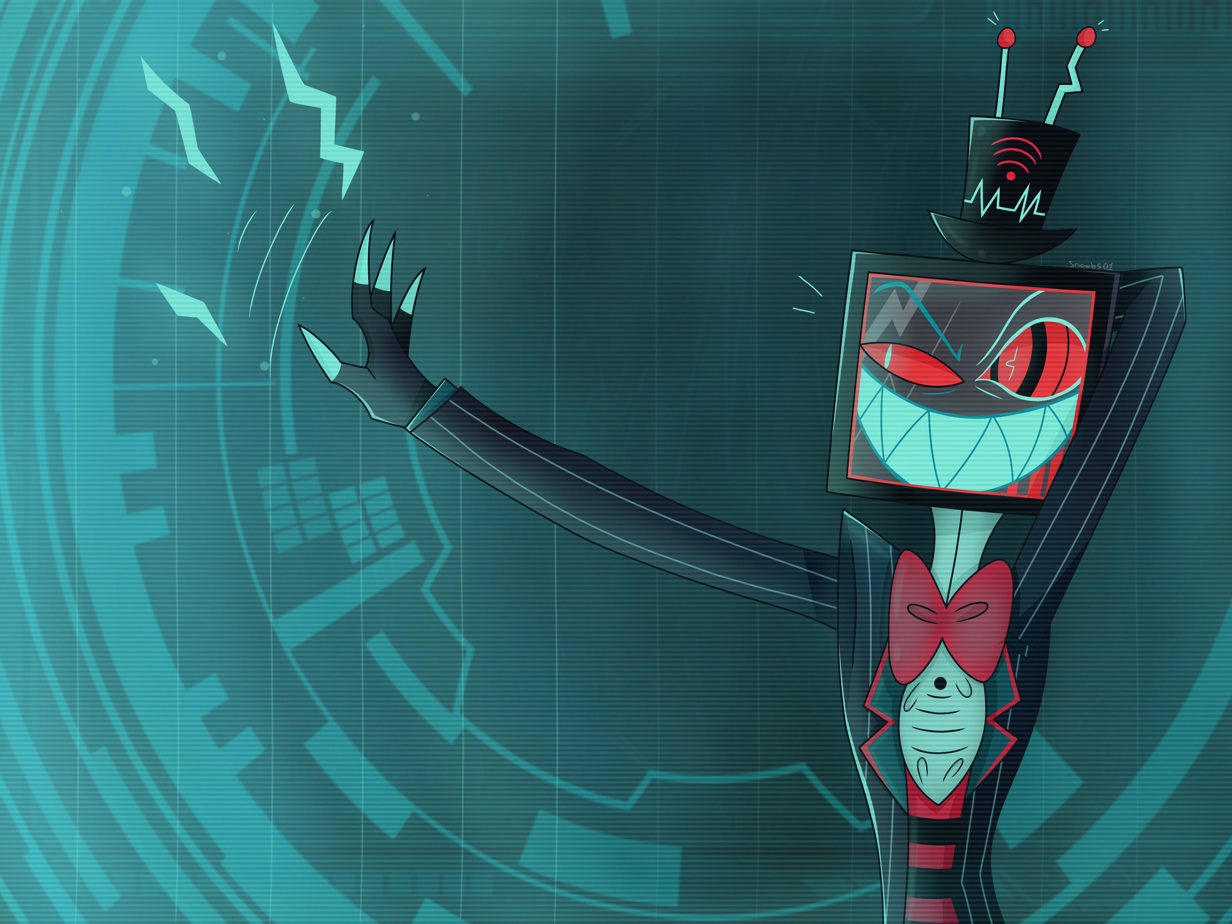 Hazbin Hotel Vox Face Desktop Wallpapers - Wallpaper Cave