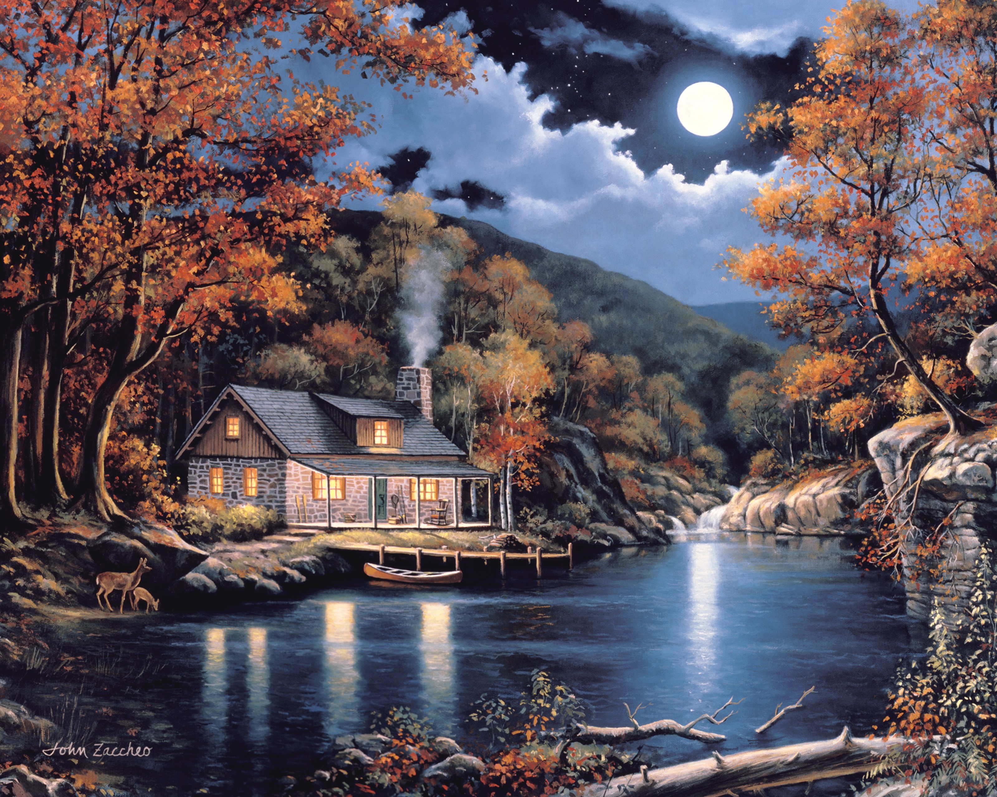 Autumn Cabin Wallpapers - Wallpaper Cave