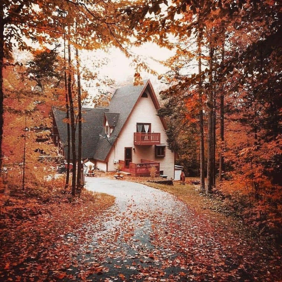 Fall Cabin Wallpapers - Wallpaper Cave
