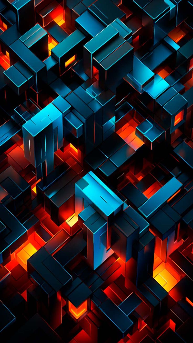 3D Abstract iPhone Wallpapers - Wallpaper Cave