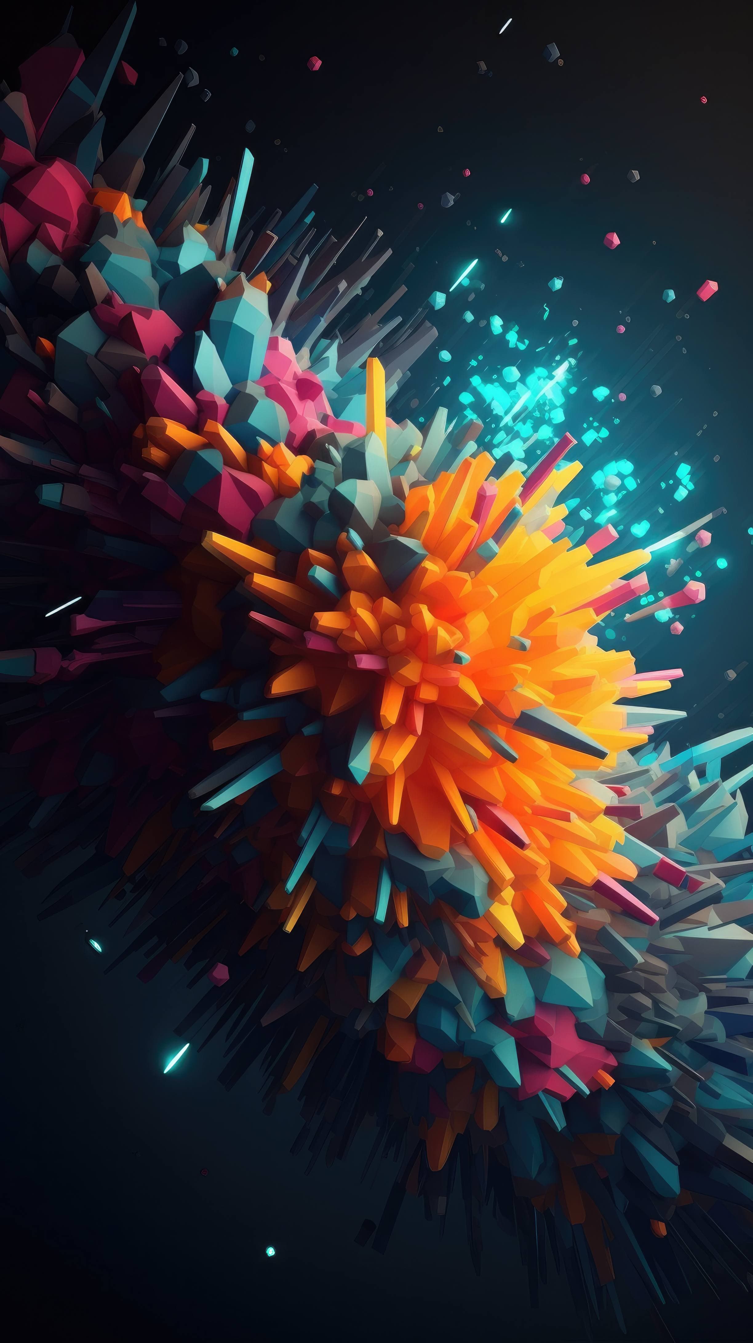 3D Abstract iPhone Wallpapers - Wallpaper Cave