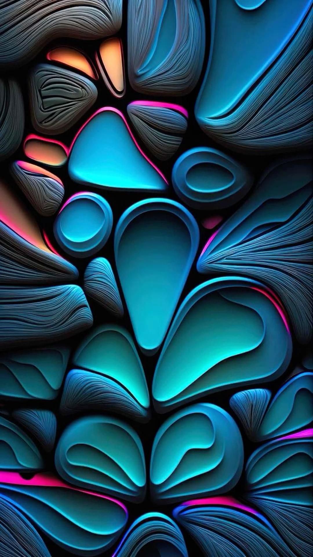 3D Abstract iPhone Wallpapers - Wallpaper Cave