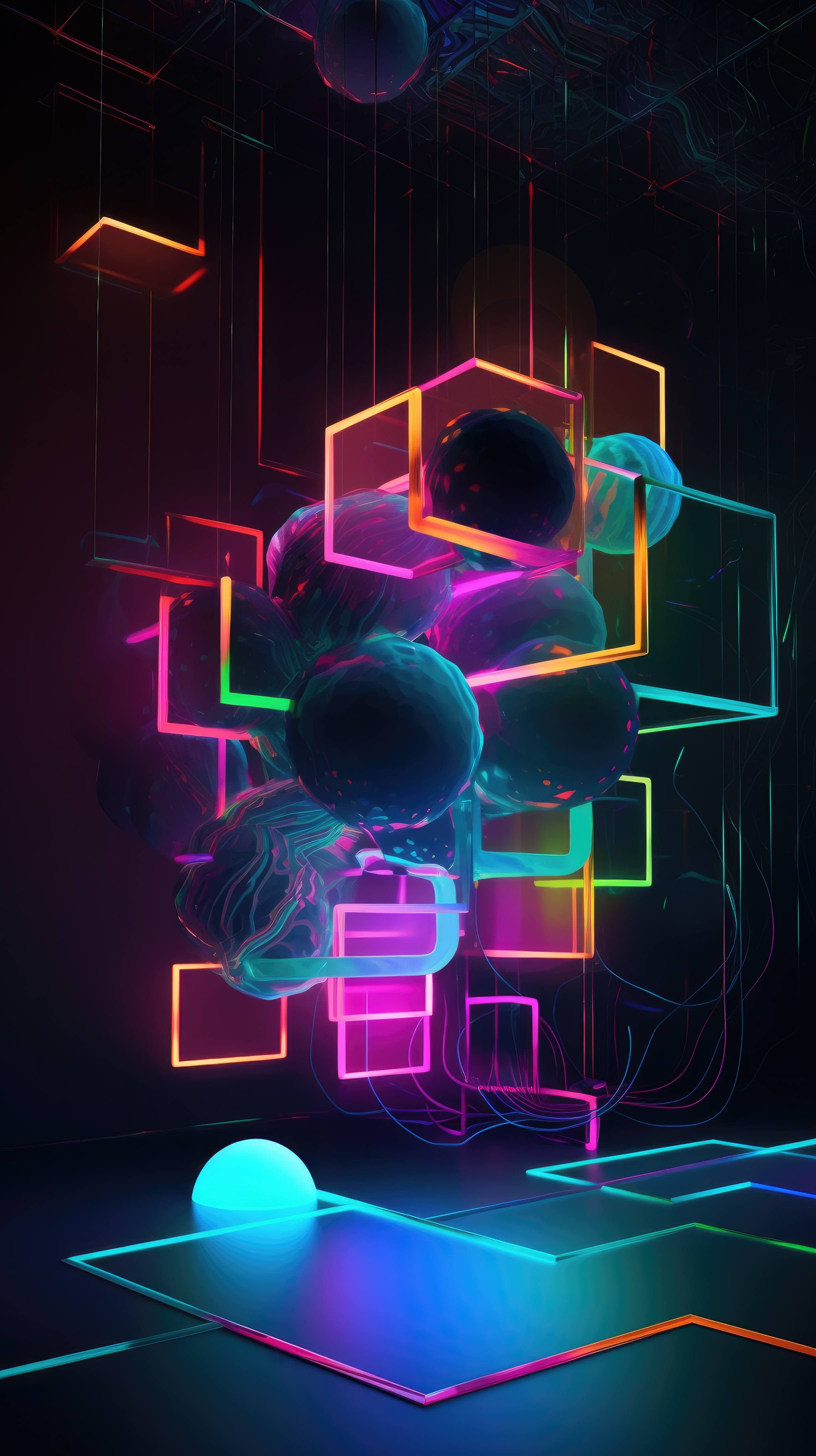 3D Abstract iPhone Wallpapers - Wallpaper Cave