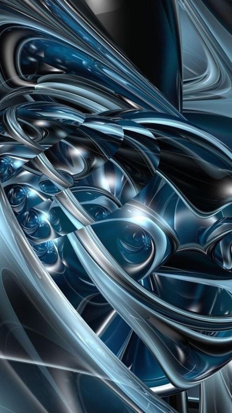 3D Abstract iPhone Wallpapers - Wallpaper Cave