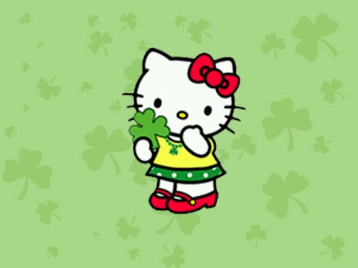 Hello Kitty St Patricks Day Wallpaper Happy St Patricks Day