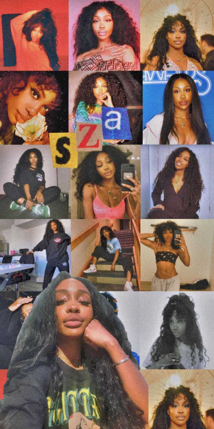 SZA Collage Wallpapers - Wallpaper Cave