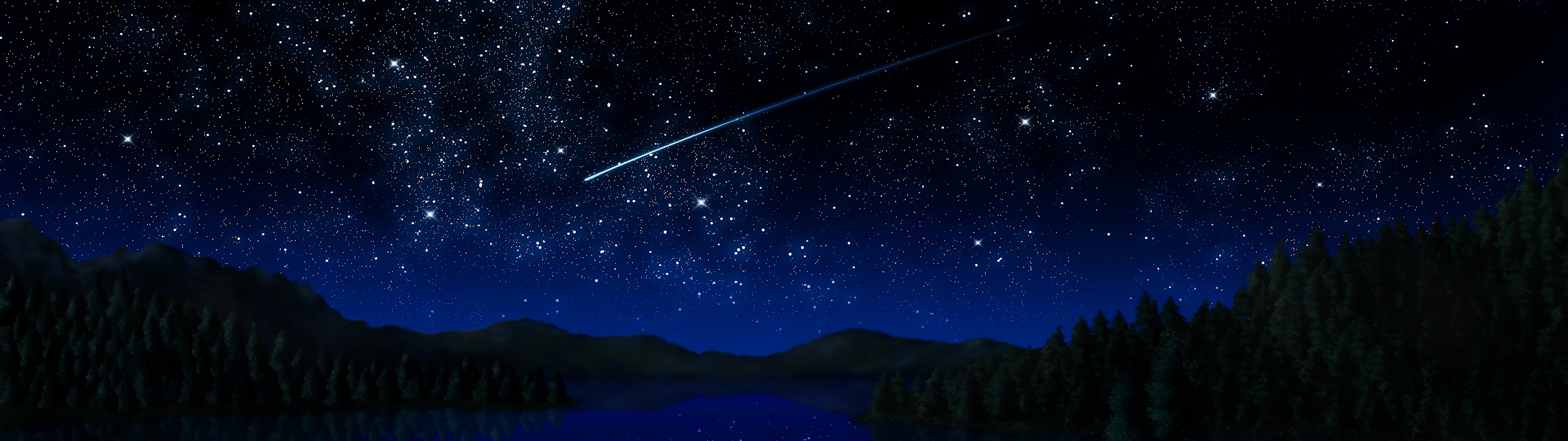 Dual Monitor Night Sky Wallpapers - Wallpaper Cave