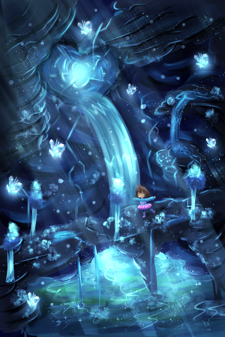 Waterfall Undertale Wallpapers - Wallpaper Cave
