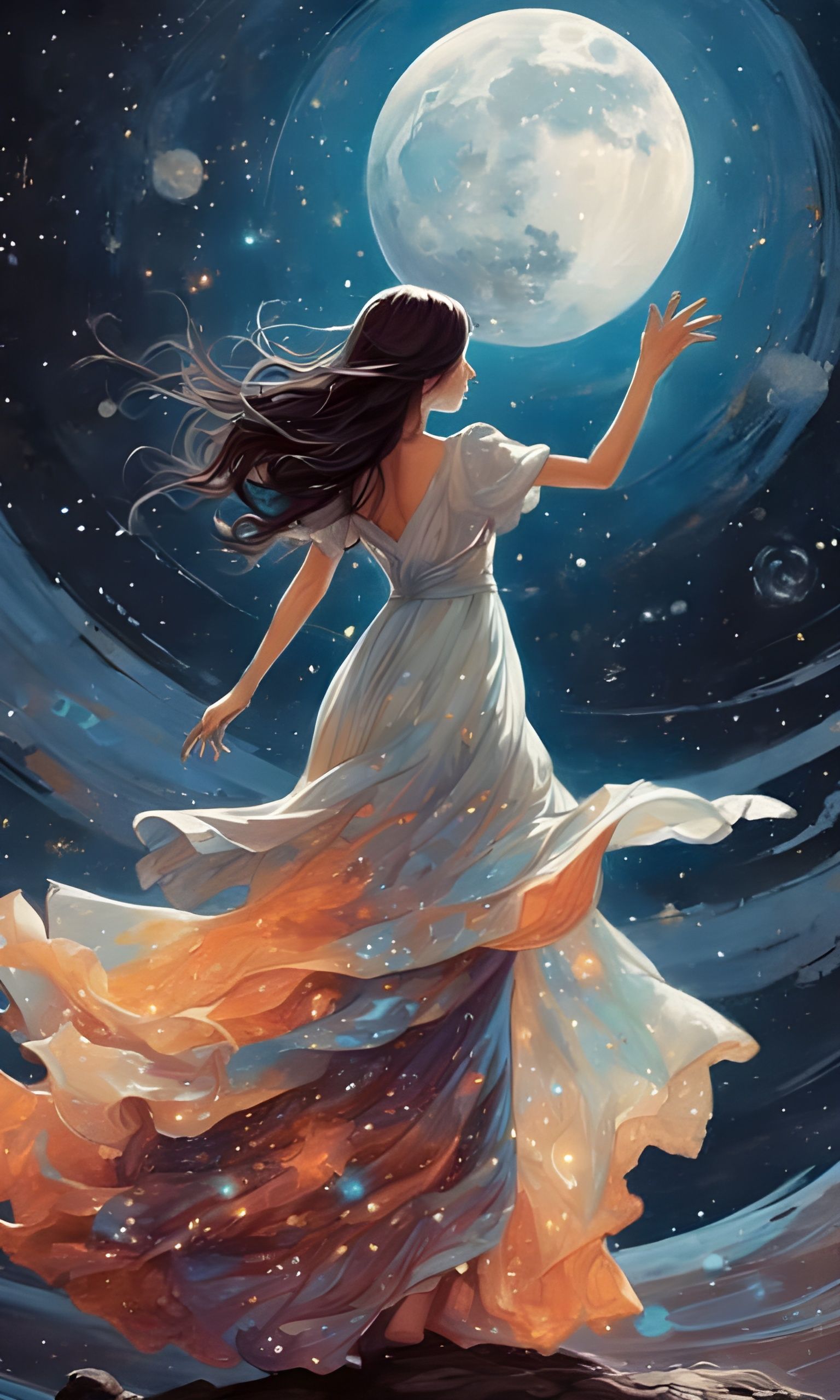 Night Moon Phone Wallpapers - Wallpaper Cave