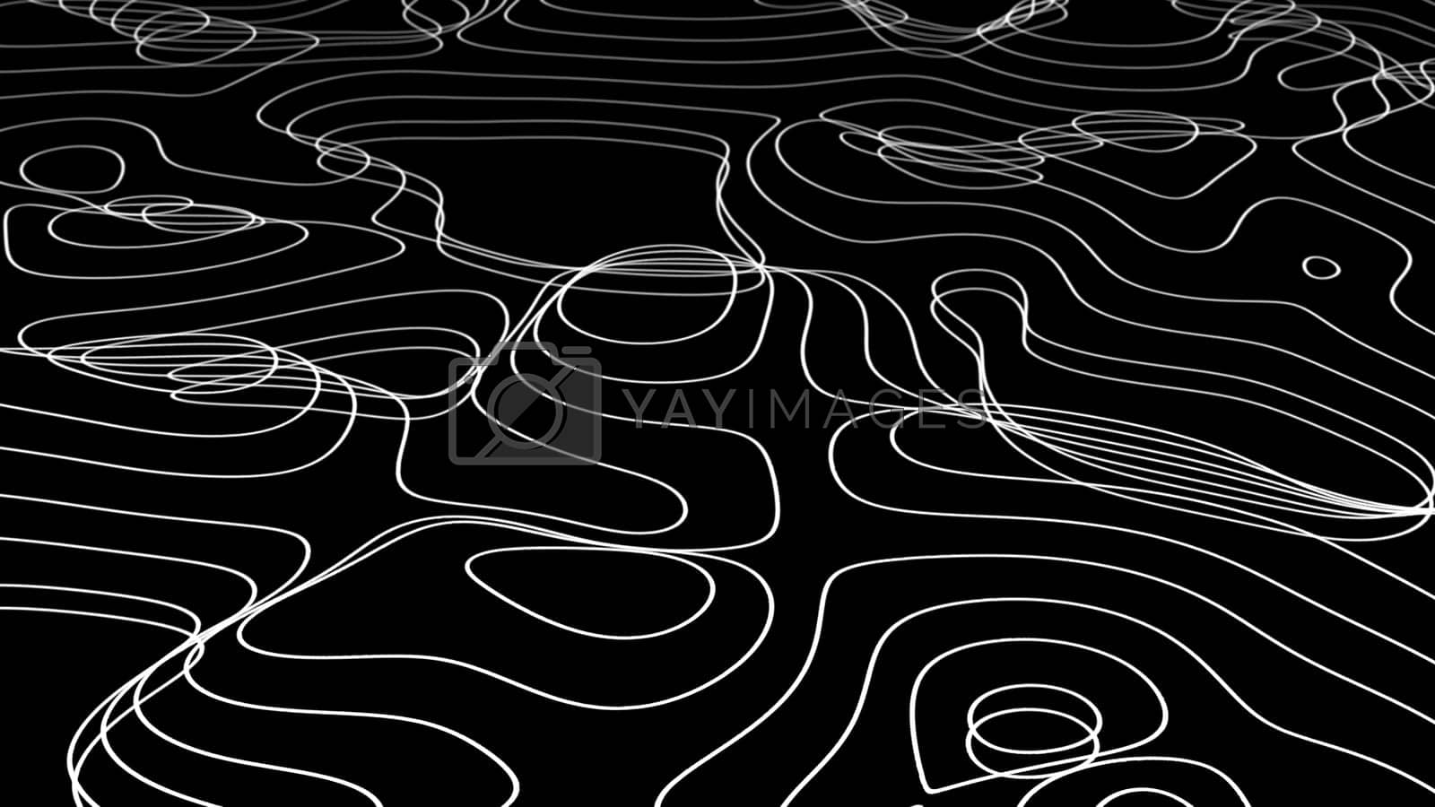 White And Black Topography Wallpapers - Wallpaper Cave