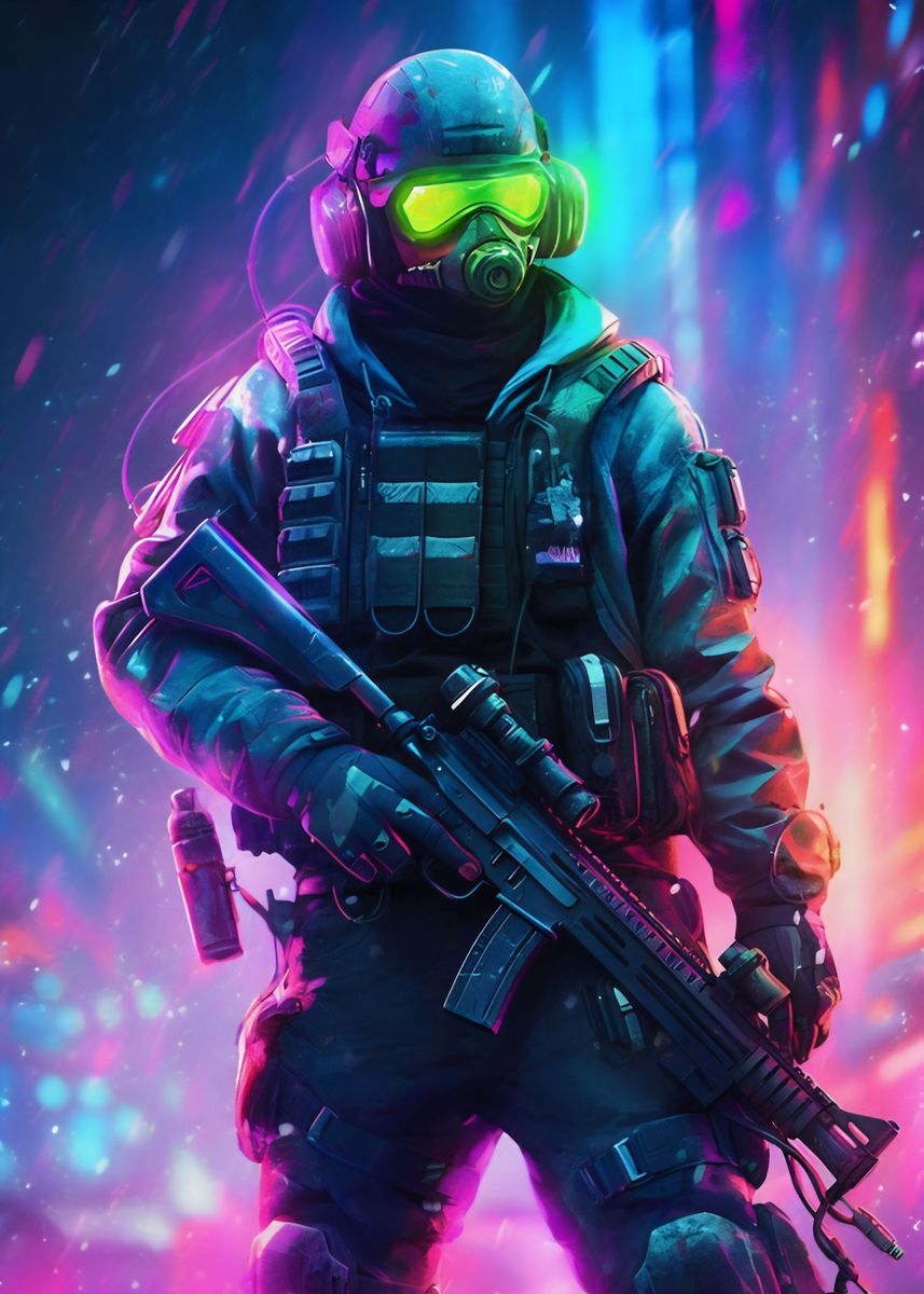 Neon Soldier Wallpapers - Wallpaper Cave